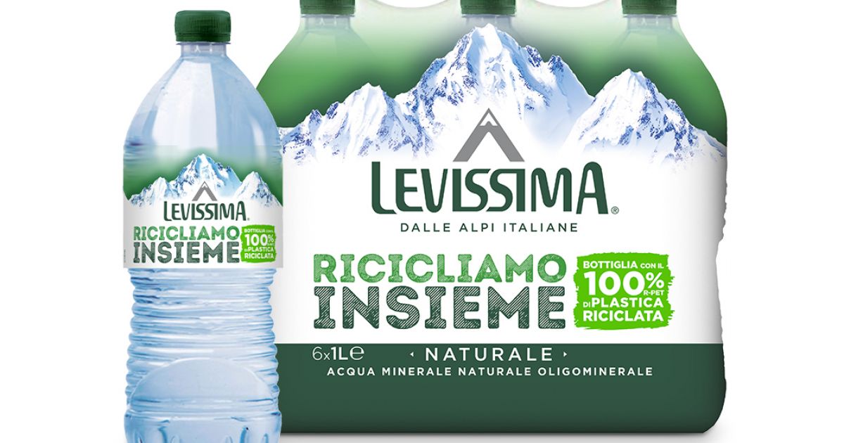 Levissima 1L 100% R-PET Naturale | Buonalavita
