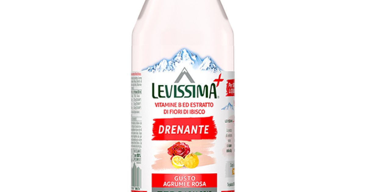 Levissima+ Drenante gusto agrumi e rosa | Buonalavita