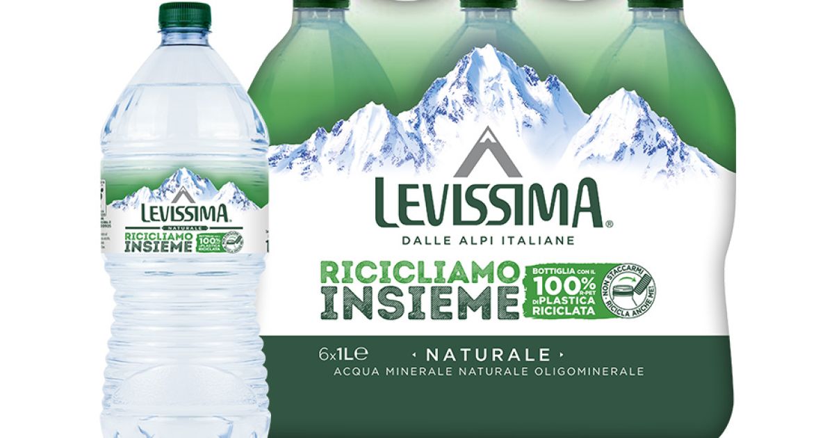 Levissima 1L 100% R-PET Naturale | Buonalavita
